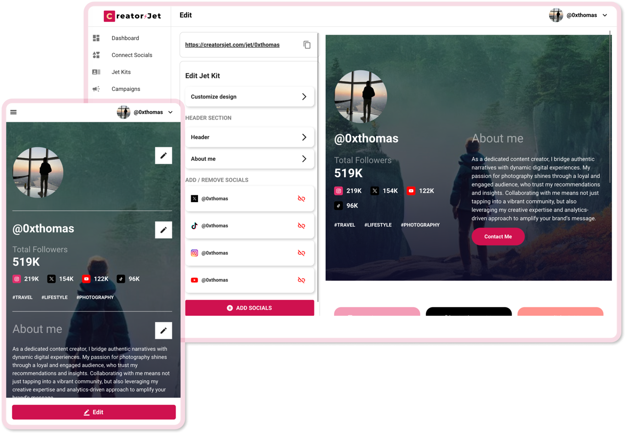 All-in-one Creator suite | CreatorsJet